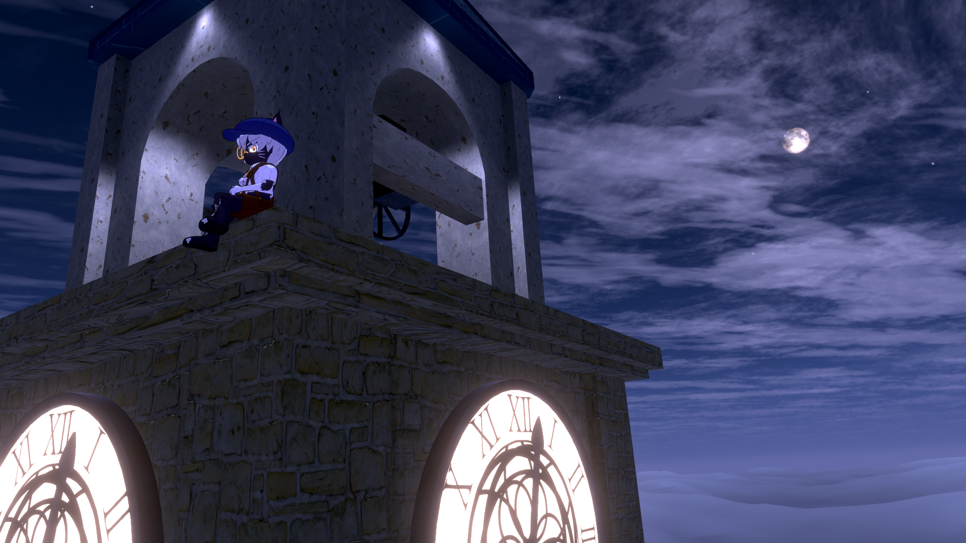 【VRC想定】Lunatic Clock Tower - 穏和電工 - BOOTH