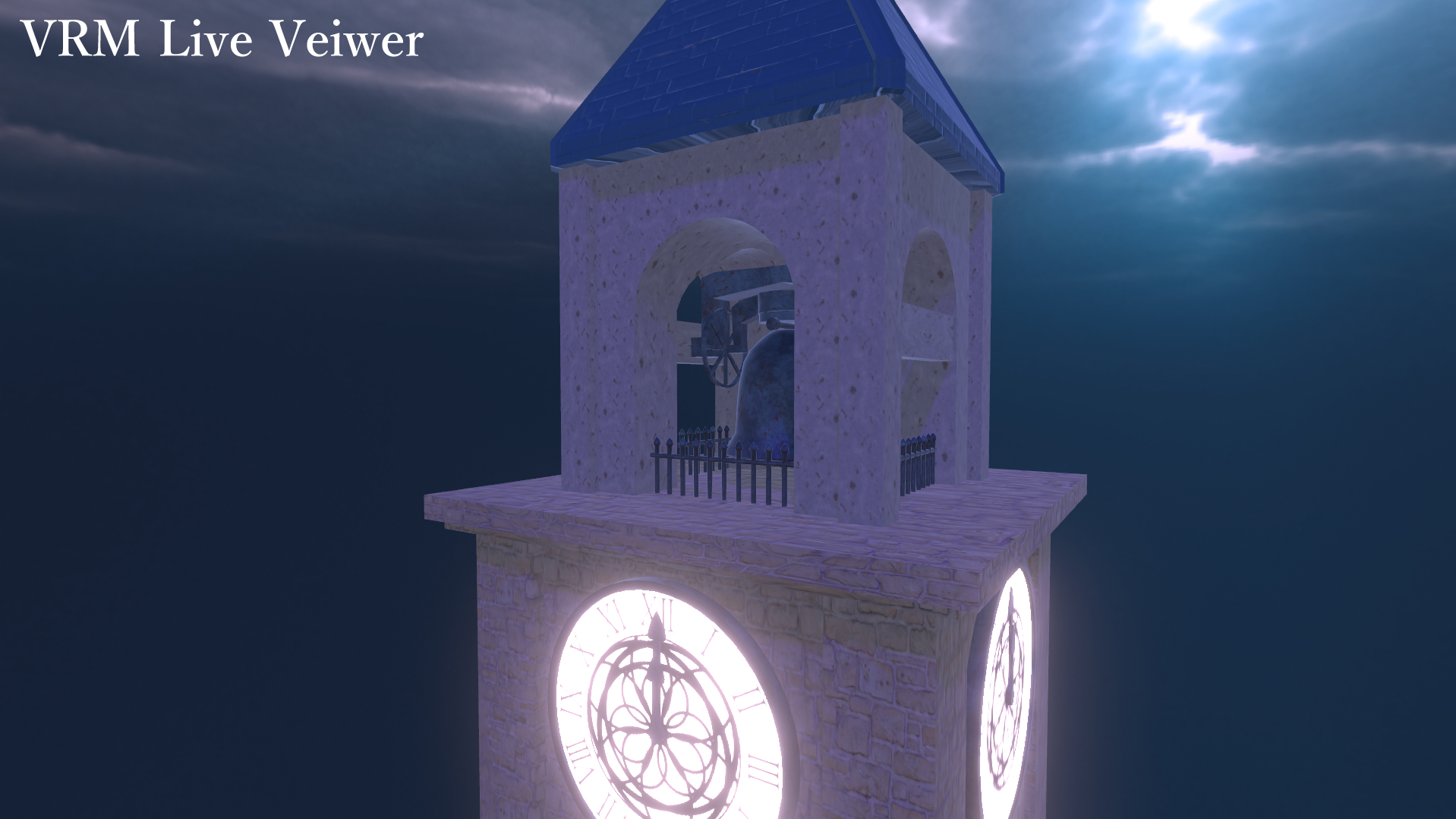 【VRC想定】Lunatic Clock Tower - 穏和電工 - BOOTH