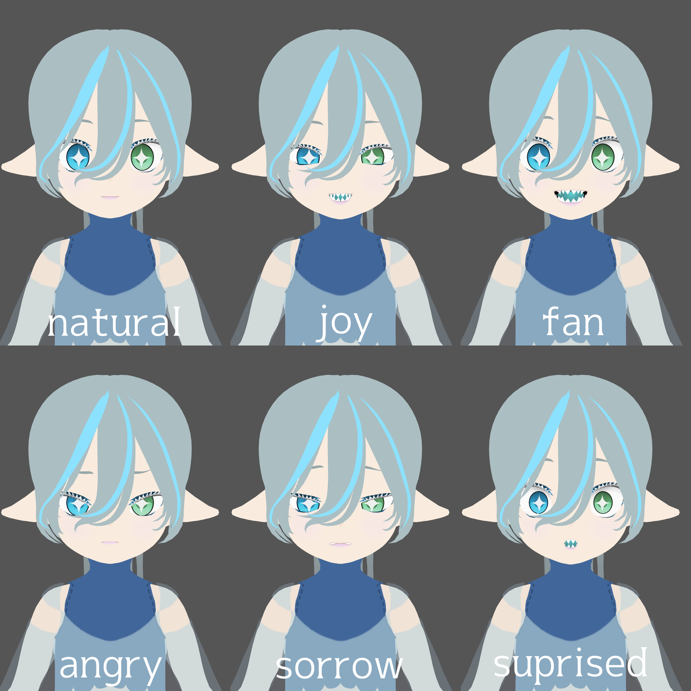 4´s (シーズ) 【VRM】 - CLEAR Link - BOOTH