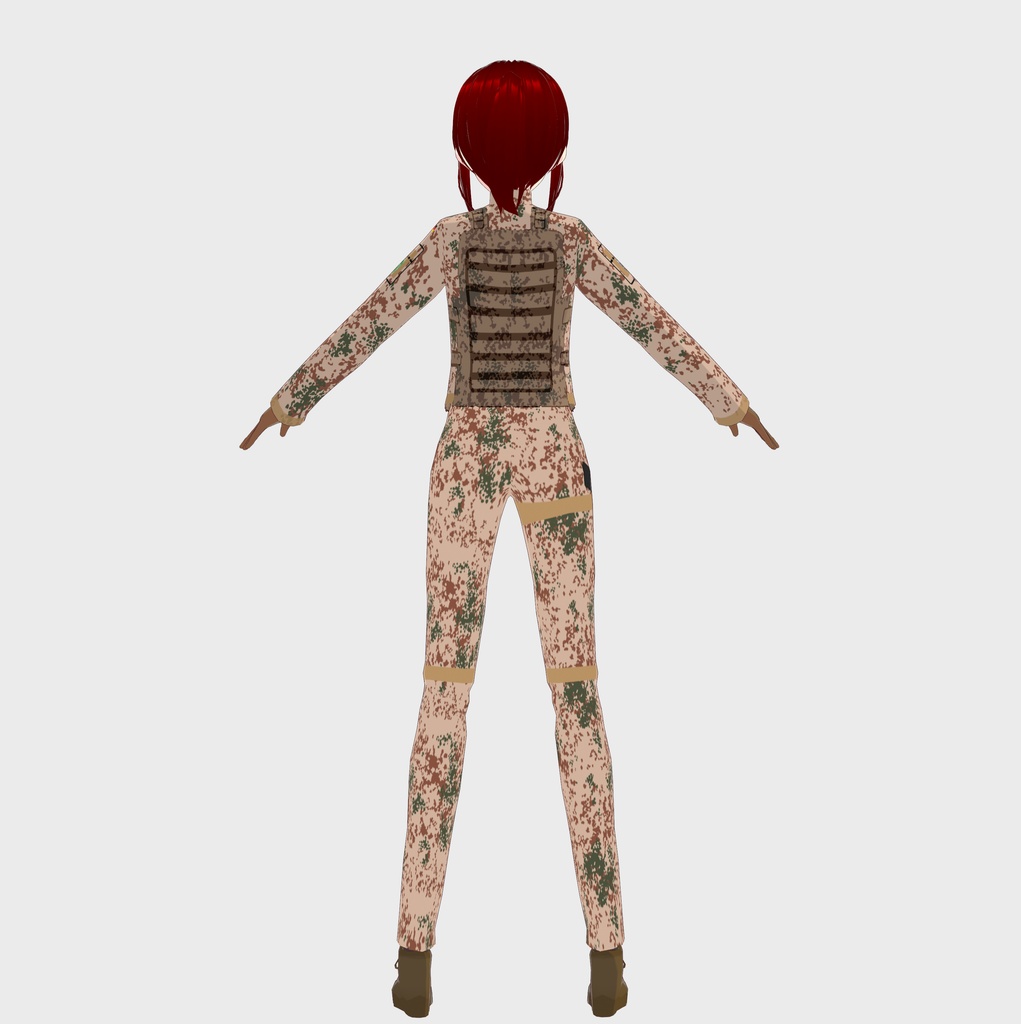 Bundeswehr (German Army) Vroid Arid Outfit - koki Najma - BOOTH