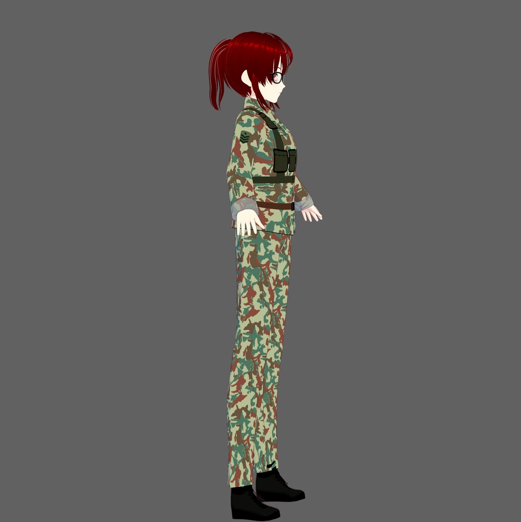 JSDF Airborne Vroid Uniform (1980s) - koki Najma - BOOTH