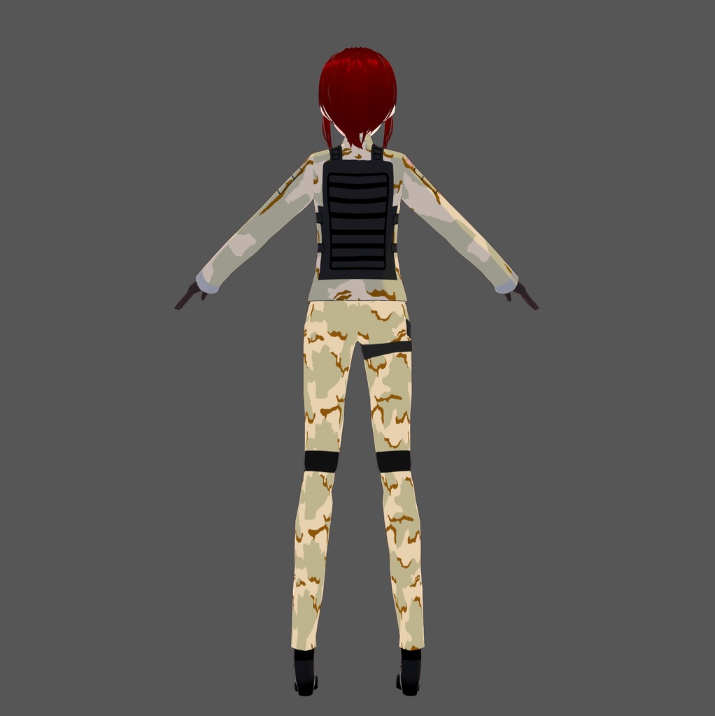 US Army Delta Force Vroid Outfit - koki Najma - BOOTH