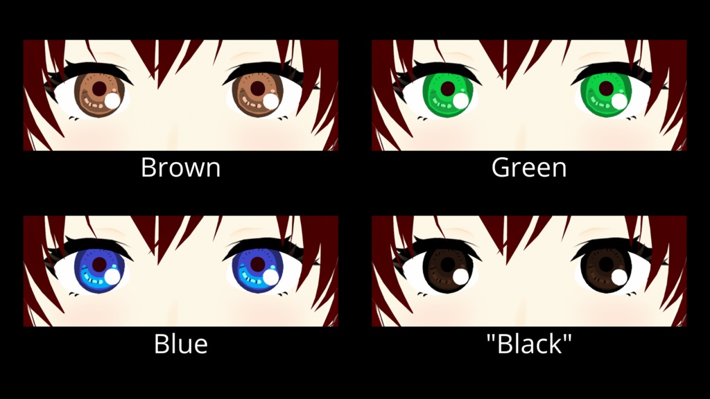 Vtuber Eye Texture Pack - koki Najma - BOOTH