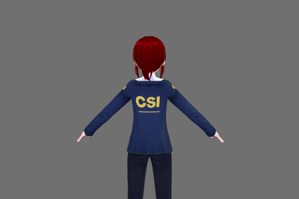 Crime Scene Investigator (CSI) Vroid Jacket - koki Najma - BOOTH
