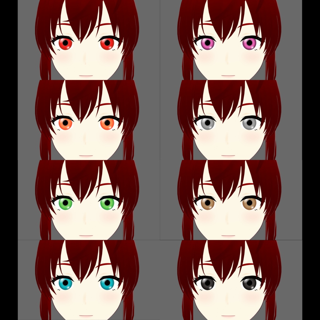Vtuber Eye Texture Pack 2 - koki Najma - BOOTH