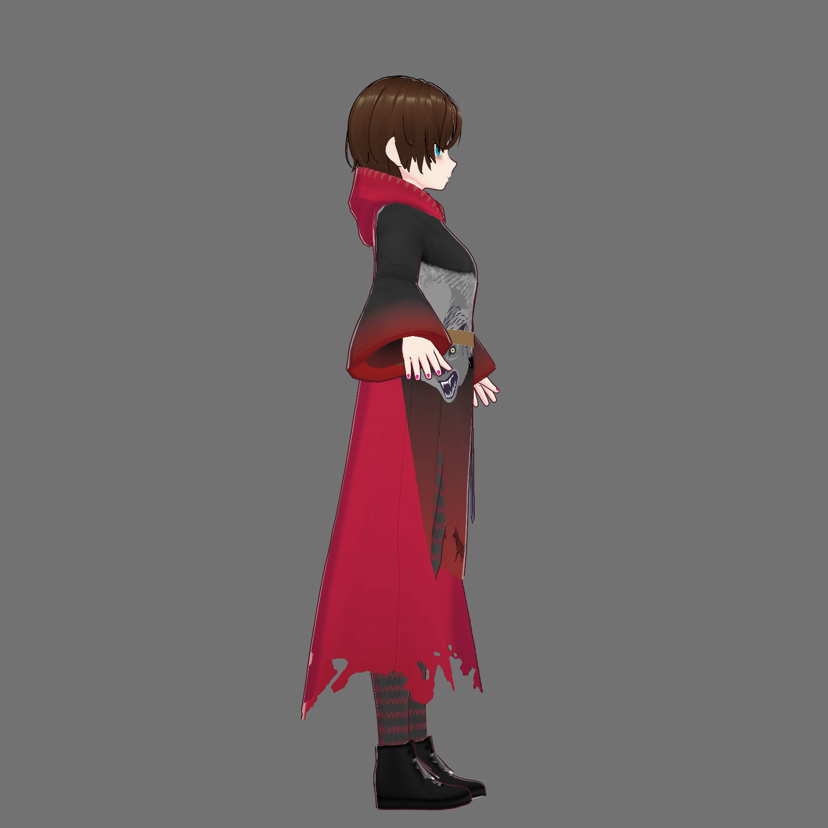 Red Riding Hood (Alternate Outfit) Vroid Model - koki Najma - BOOTH