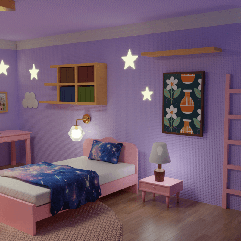 ゆめかわROOMセット【3D／Unitypackage】 - みかんのアトリエ - BOOTH