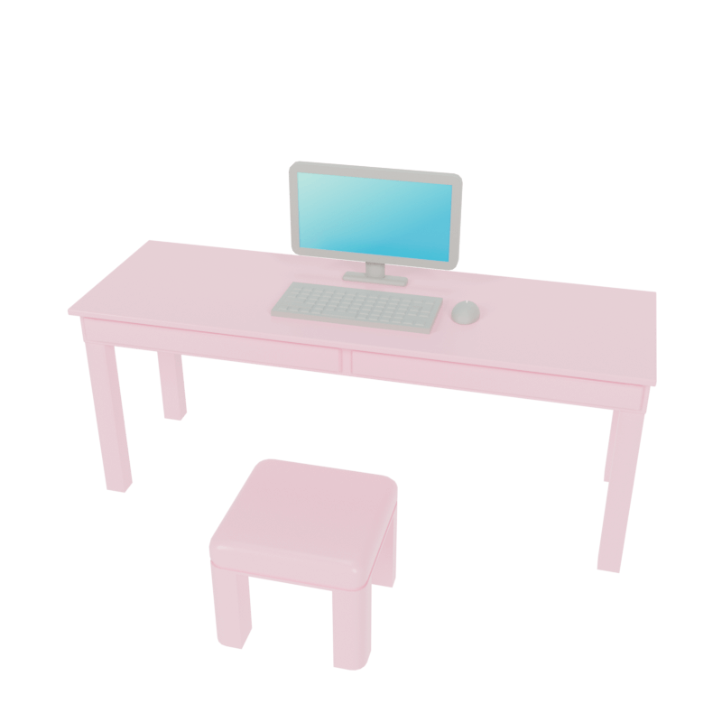 ゆめかわROOMセット【3D／Unitypackage】 - みかんのアトリエ - BOOTH