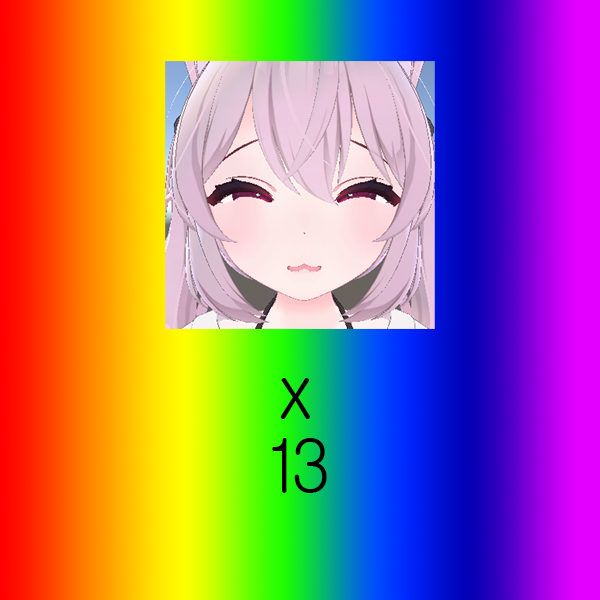 カリン (Karin) DUMB face animation - marshmallo - BOOTH