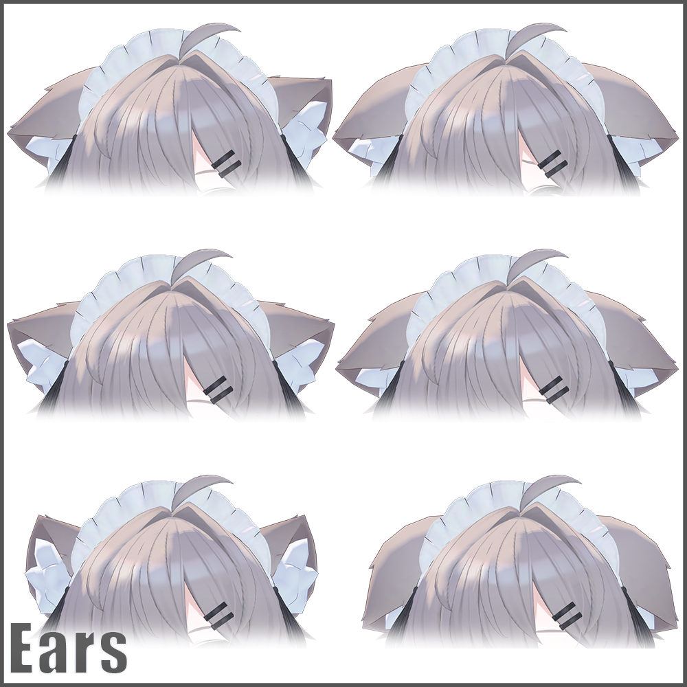 真冬 Mafuyu Kemomimi Animation (ear,tail) - marshmallo - BOOTH