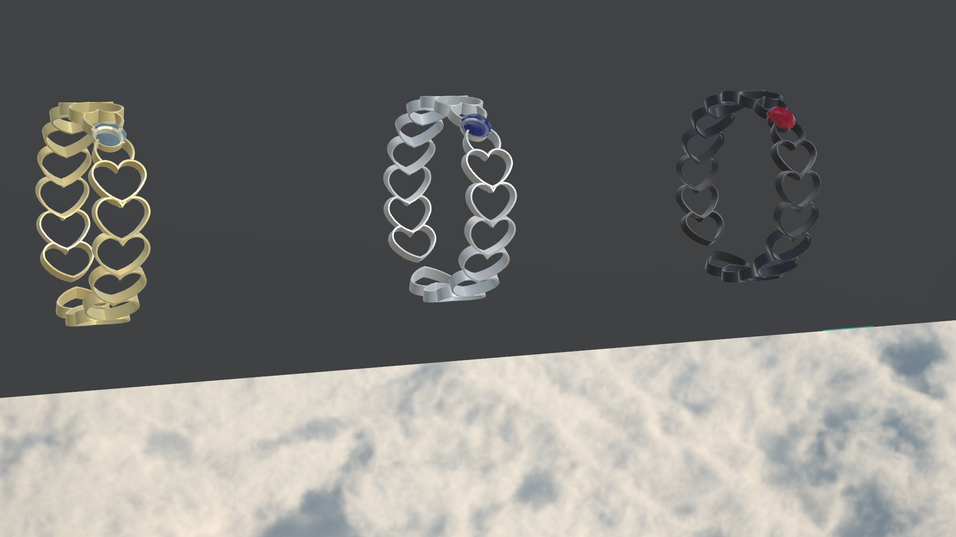 [VRChat] Heart Ring ハートリング 3D Model - pandayuk1 - BOOTH