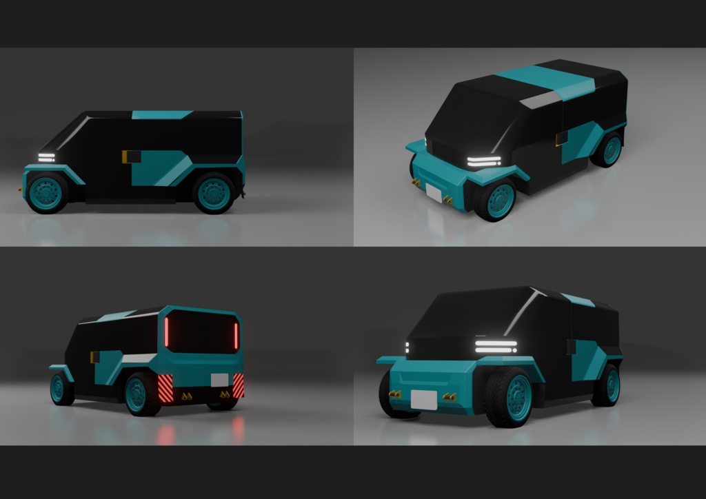 [VRChat] コンセプトカー Conceptcar 3D Model - pandayuk1 - BOOTH