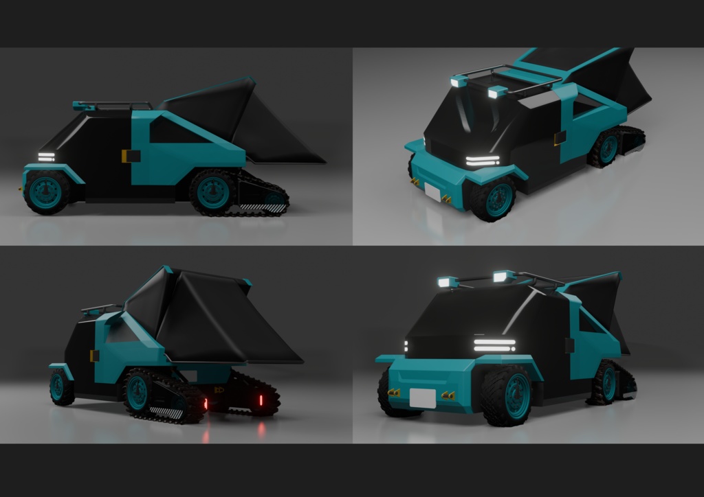 [VRChat] コンセプトカー Conceptcar 3D Model - pandayuk1 - BOOTH