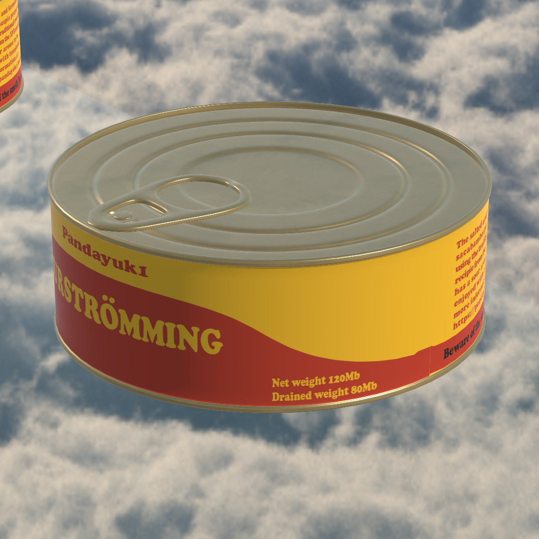 [VRChat] サカバンシュールストレミング Sacabam Surströmming 3D Model - pandayuk1 - BOOTH