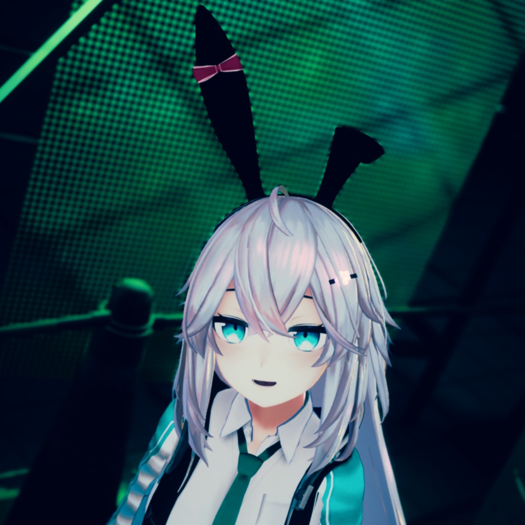 [VRChat] のびーるバニー Bunny Ears 3D Model (MA) - pandayuk1 - BOOTH