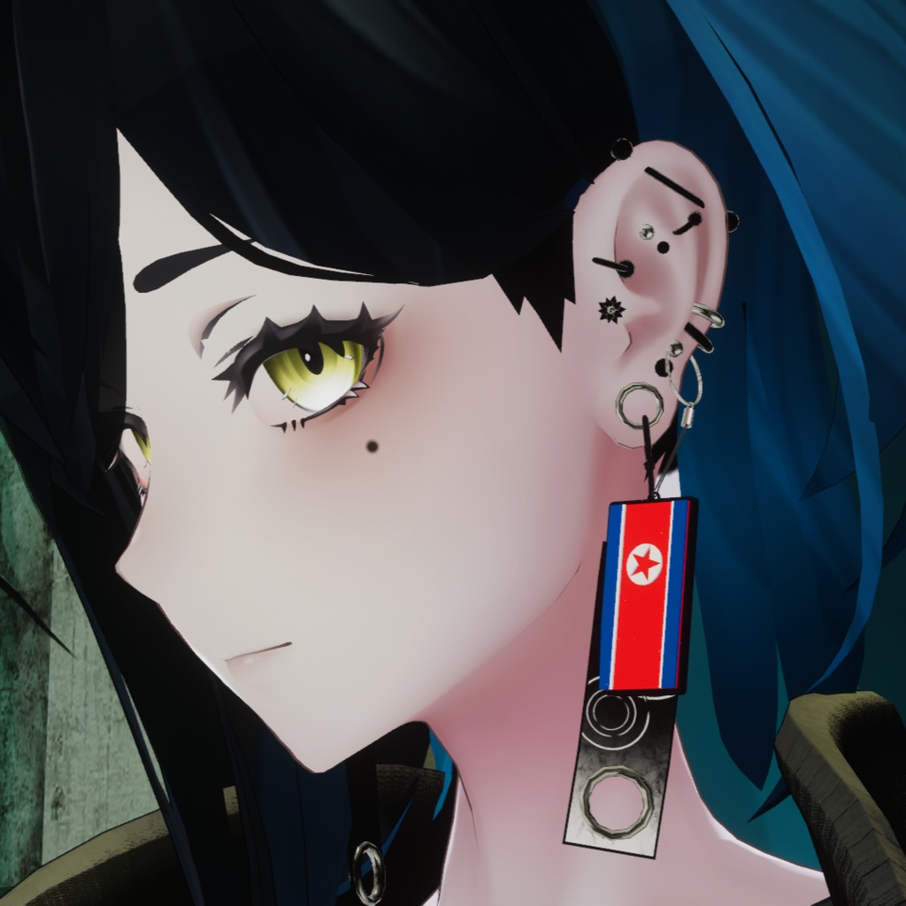 [VRChat] 38ヶ国旗キーホルダーFlag Key chain 38 Countries 3D Model - pandayuk1 ...