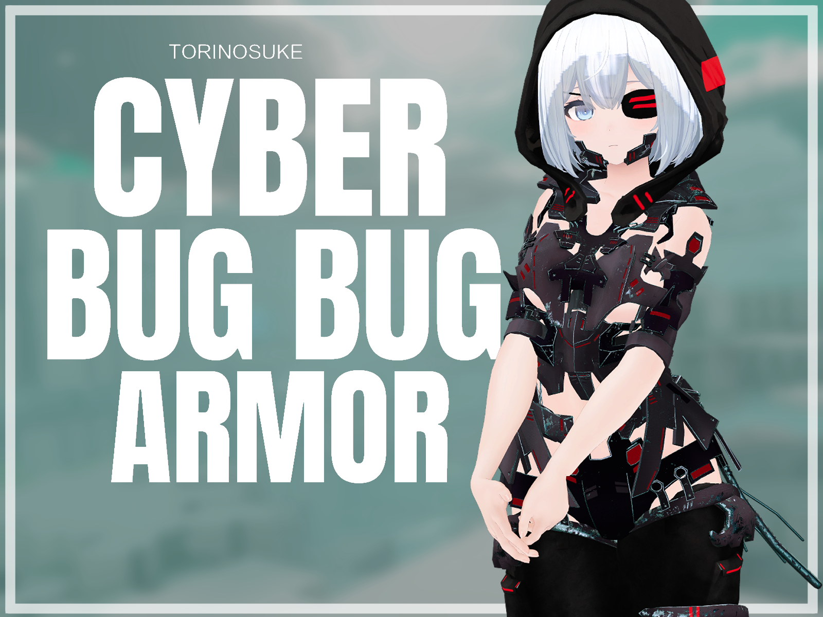 -cyber series- BUGBUG armor【VRC】【4アバター対応】 - TORINOSUKEの家 - BOOTH