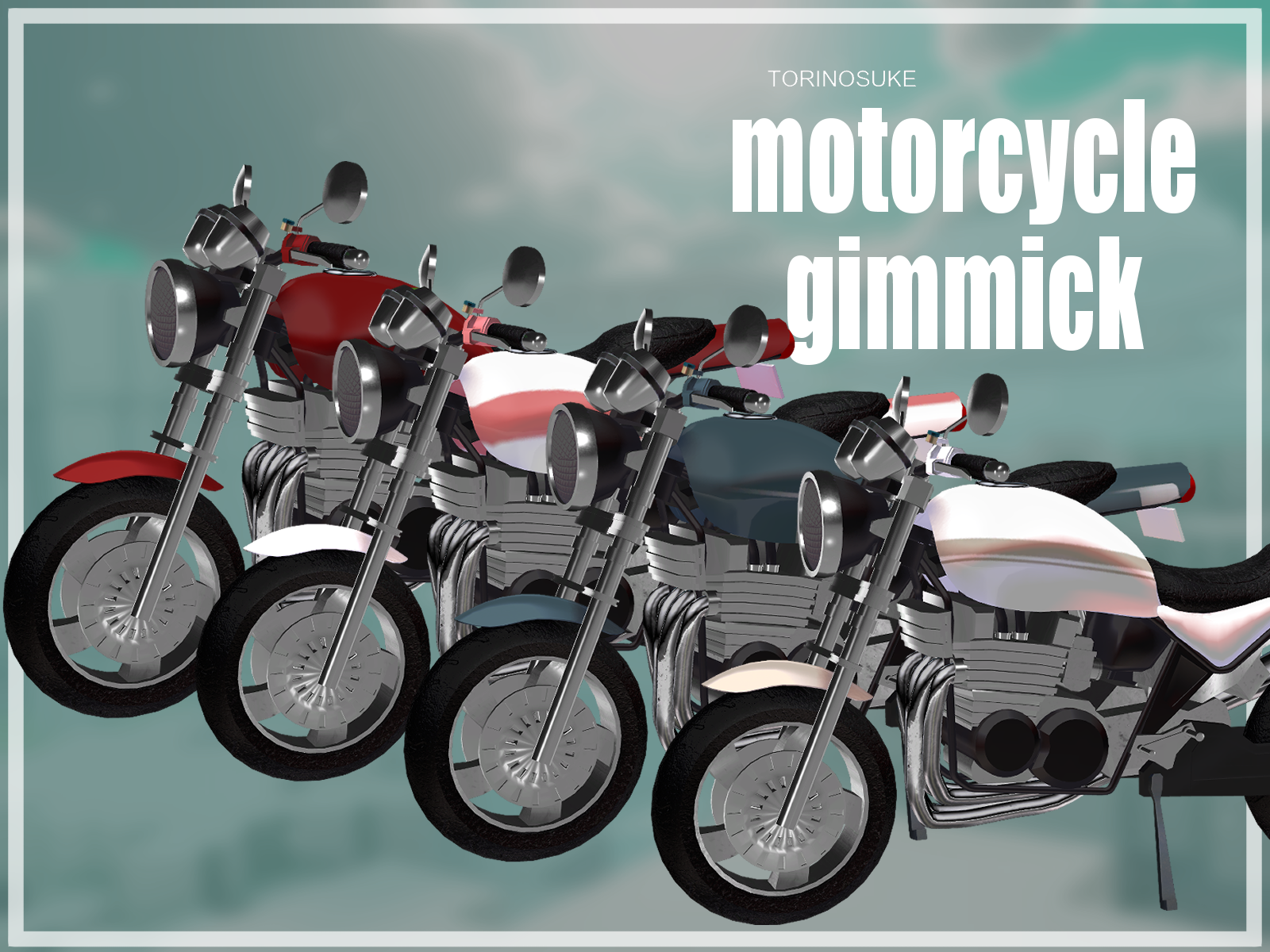 「MA対応」アバター用バイクギミック【VRC】 - TORINOSUKEの家 - BOOTH