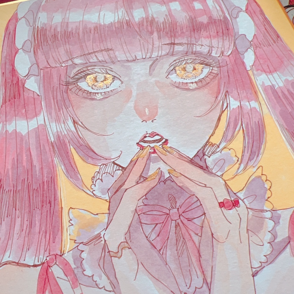 夏の視線【一次創作色紙】 - 💌Mero letter💌 - BOOTH