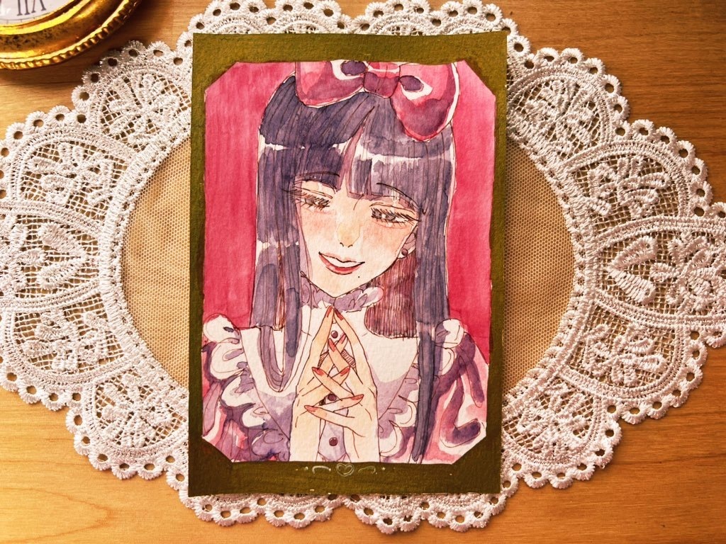 貴方が私にタイトルをつけてくれる？【額縁付き・アナログ原画】 - 💌Mero letter💌 - BOOTH