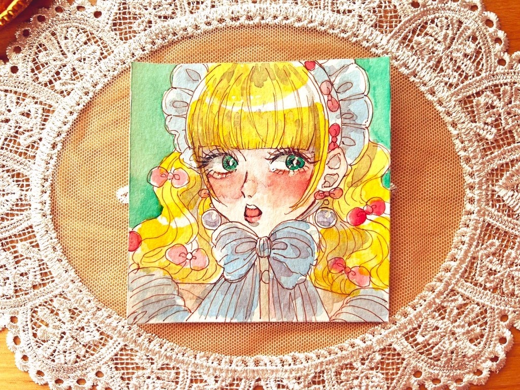 ねえ、聞いて！【額縁付き・アナログ原画】 - 💌Mero letter💌 - BOOTH