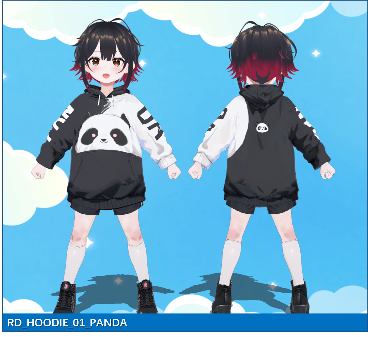 【Vroid】Hoodie - Animal series - rudream - BOOTH