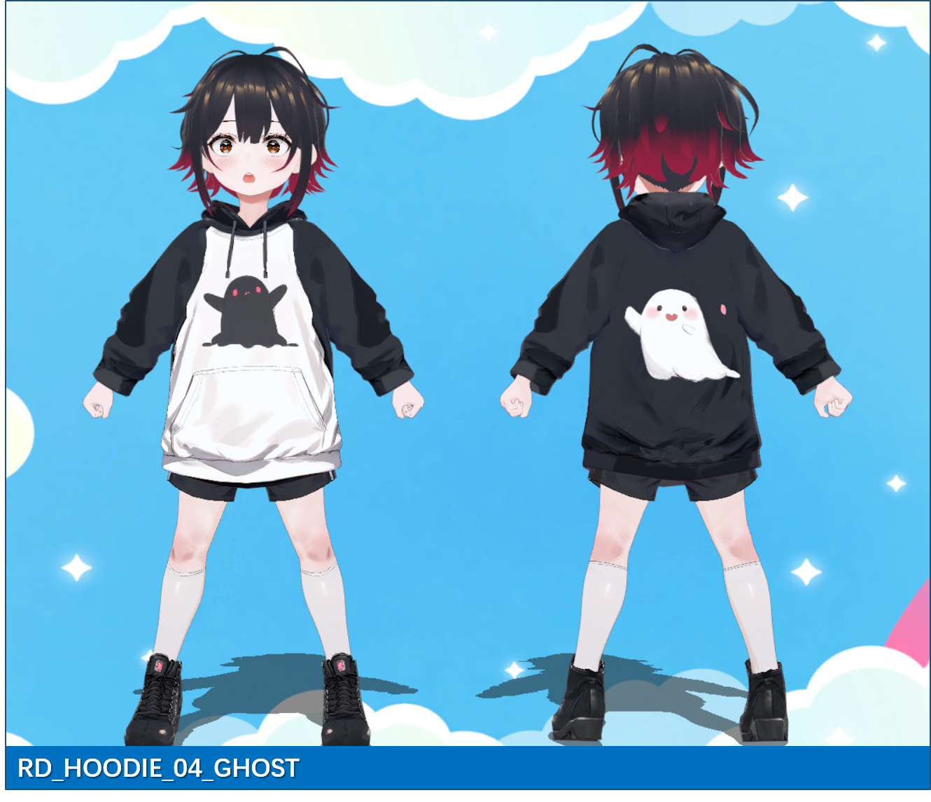 【Vroid】Hoodie - Animal series - rudream - BOOTH