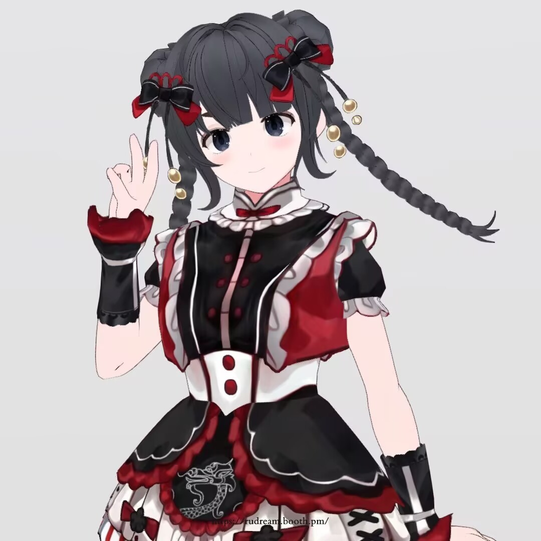🏮[Vroid] Chinese New Year Outfit / 墨舞龙燕 - rudream - BOOTH