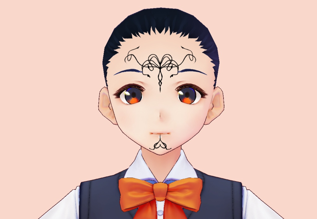 [VROID TEXTURE] Elf Face Paint - squishy - BOOTH