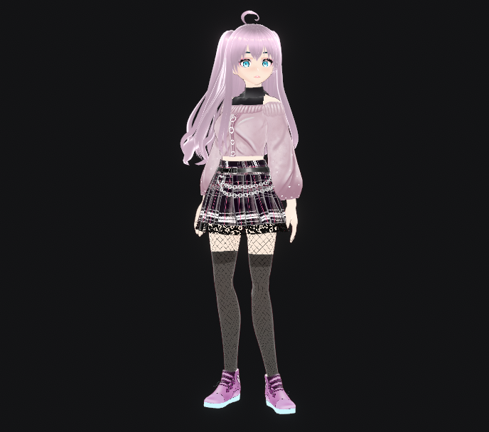Skirt (+stockings) in Vroid! - haruwei - BOOTH