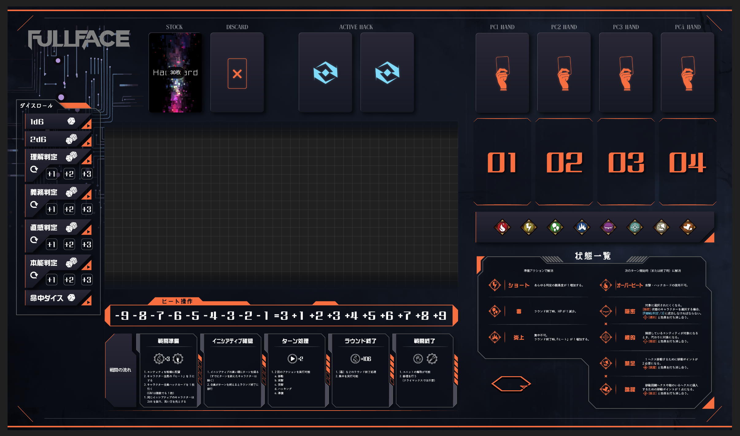 フルフェイス CCFOLIA部屋データ - tori factori - BOOTH