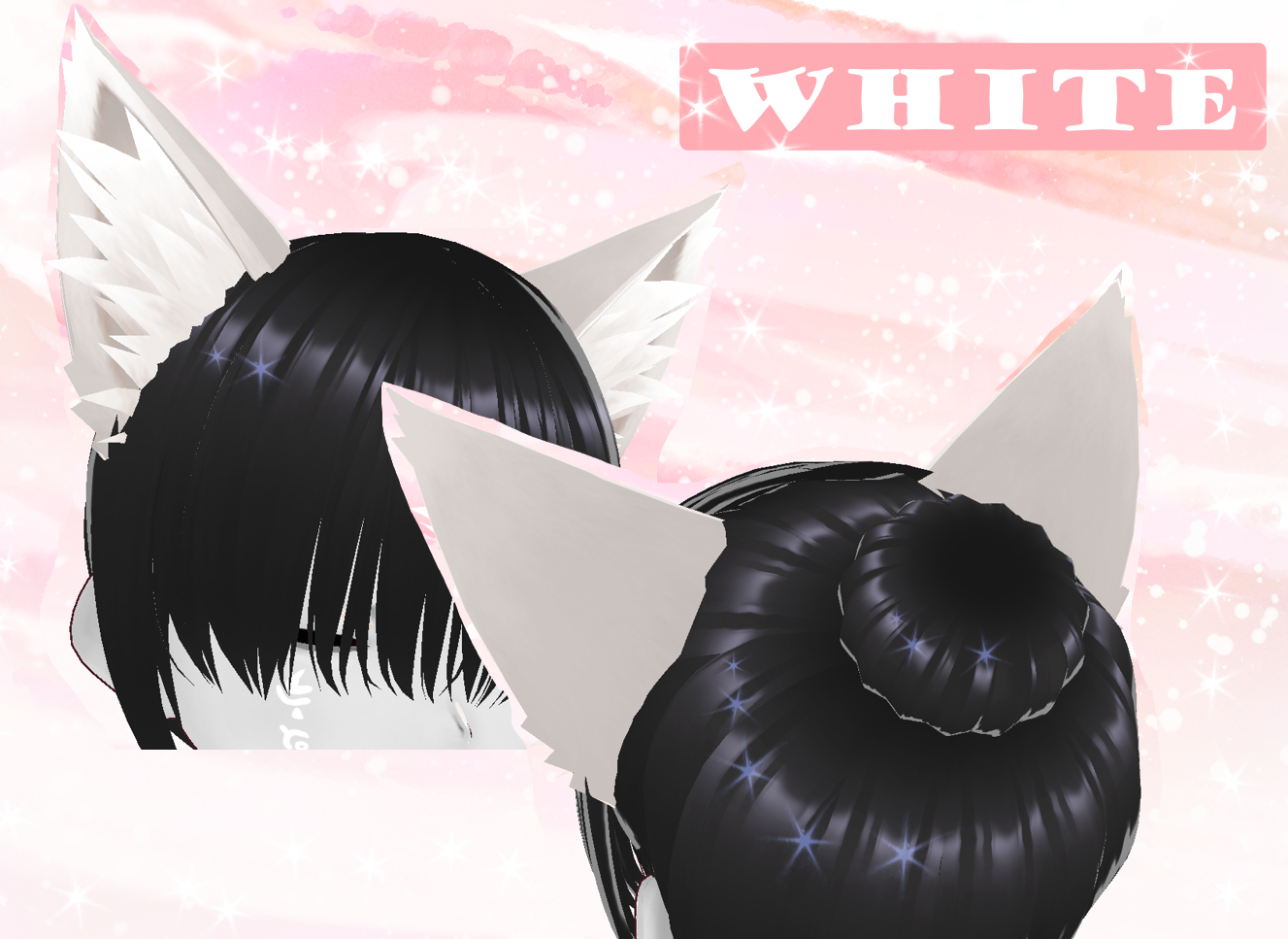 [FREE] Realistic cat ear texture (Black,White & Brown) - Nighmarewolf ...