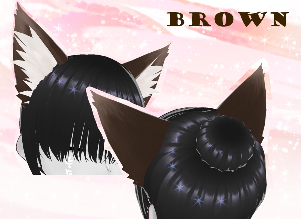 [FREE] Realistic cat ear texture (Black,White & Brown) - Nighmarewolf ...