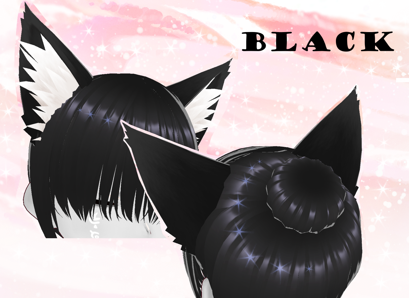 [FREE] Realistic cat ear texture (Black,White & Brown) - Nighmarewolf ...