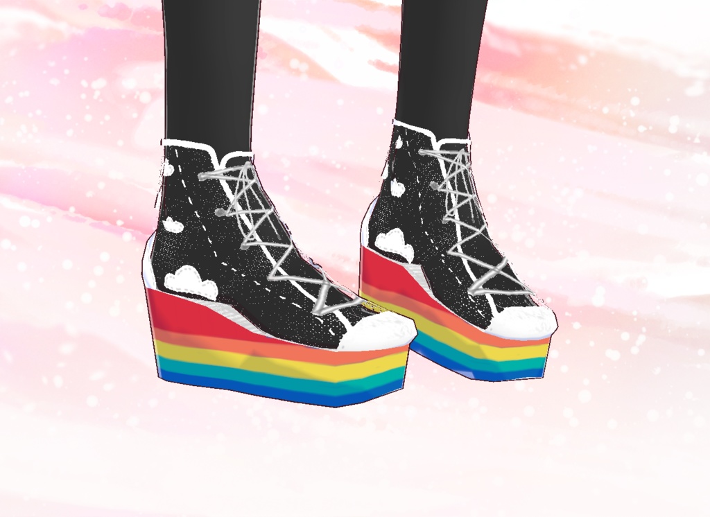 [FREE] Rainbow Boots and Shoes pack - Nighmarewolf - BOOTH