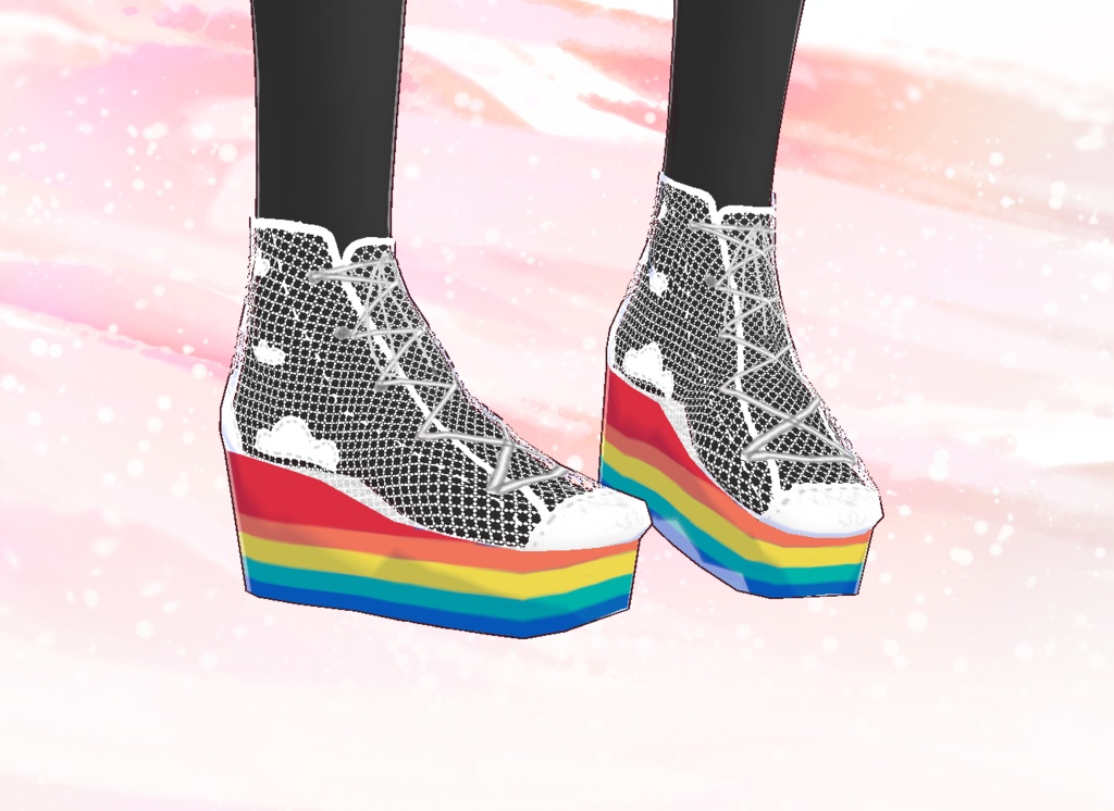 [FREE] Rainbow Boots and Shoes pack - Nighmarewolf - BOOTH