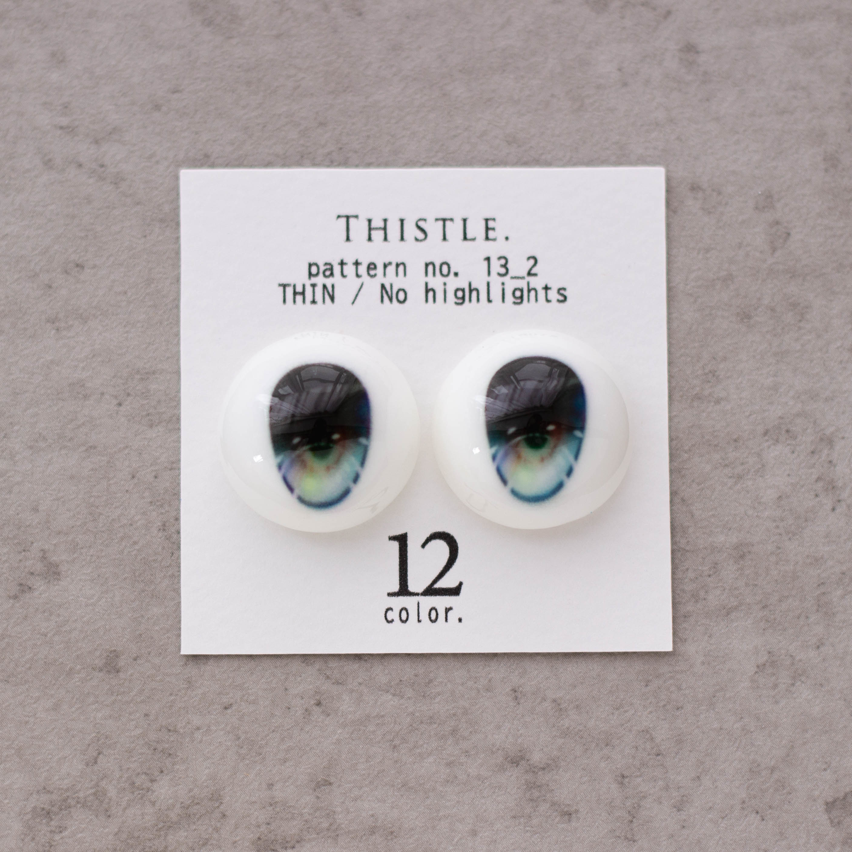 UV print doll eye 22mm // no.13_2 THIN No highlights - thistle-labo - BOOTH