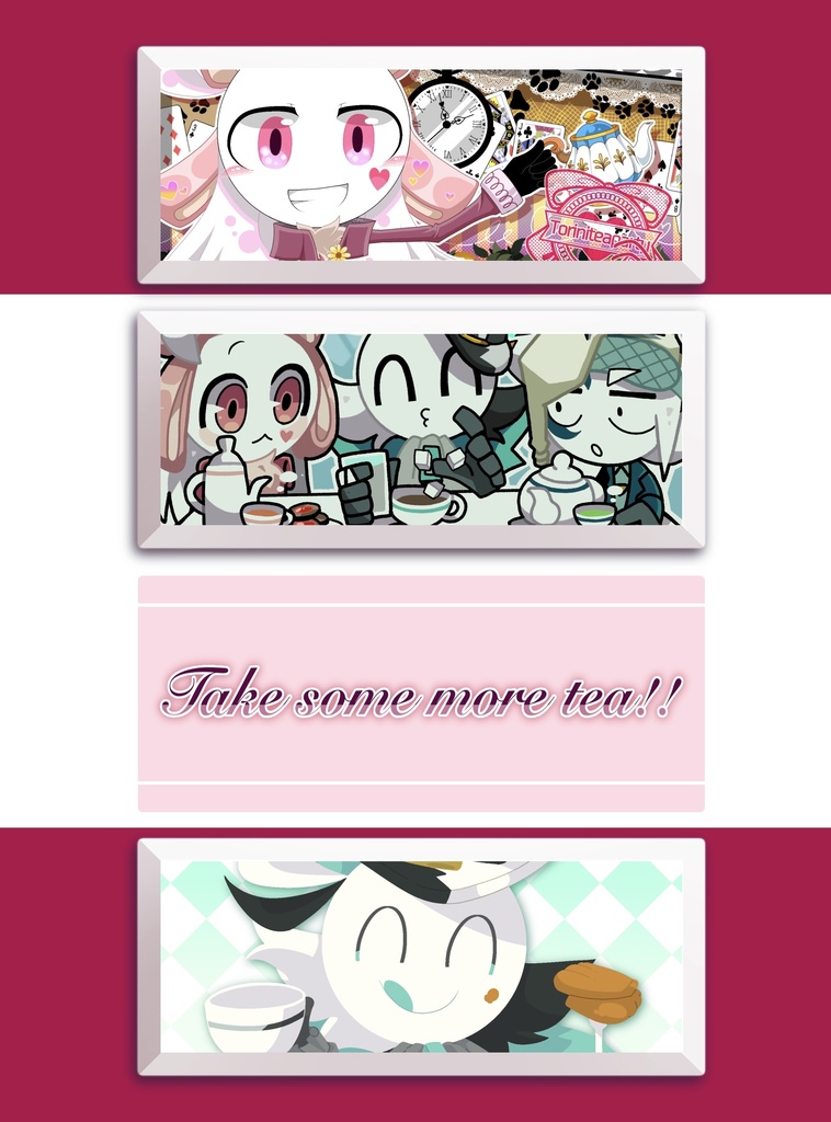 イラスト本『Take some more tea!!』 - 棒画蔵 - BOOTH