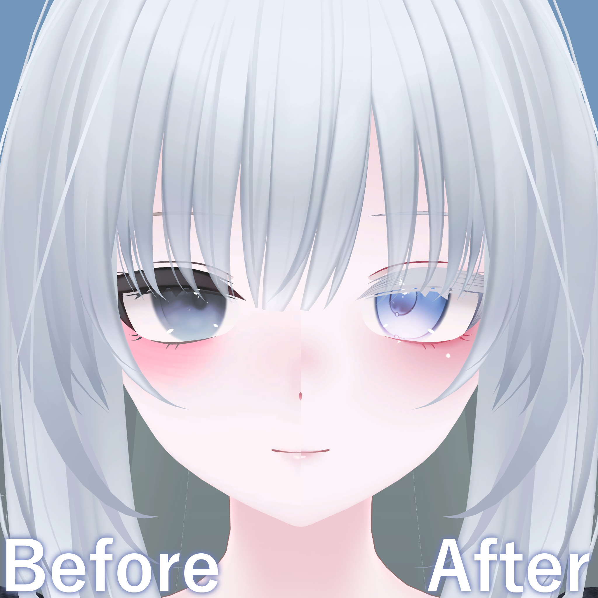 発売記念セール 【凪】Meke up/Eye/Blend shape - nokonocuttle - BOOTH