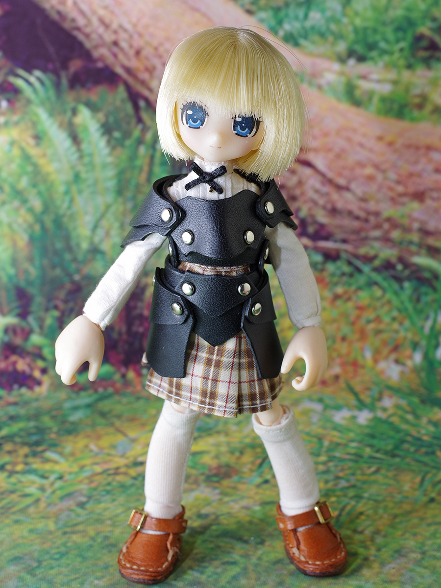 1/12ドール用革の鎧（ブラック） - 工房sinq - BOOTH