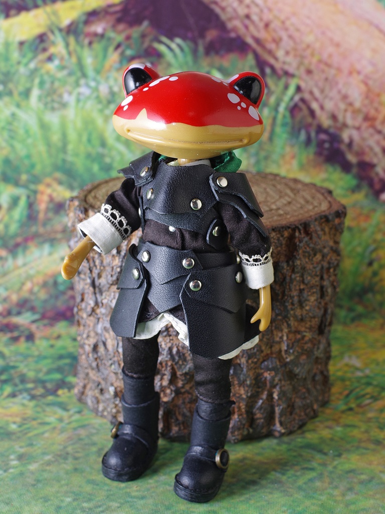 1/12ドール用革の鎧（ブラック） - 工房sinq - BOOTH