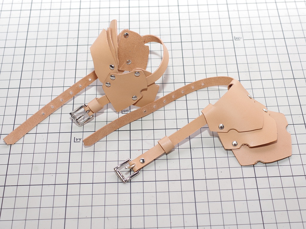 MDD向け革の軽鎧（キャメル） - 工房sinq - BOOTH