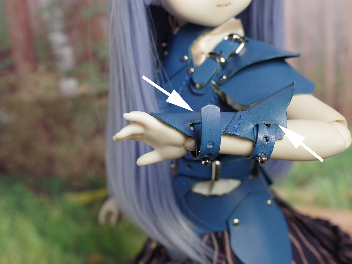 MDD向けレザーアーマー（ブルー） - 工房sinq - BOOTH