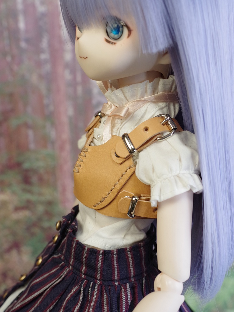 MDD向け革の胸当て（キャメル） - 工房sinq - BOOTH