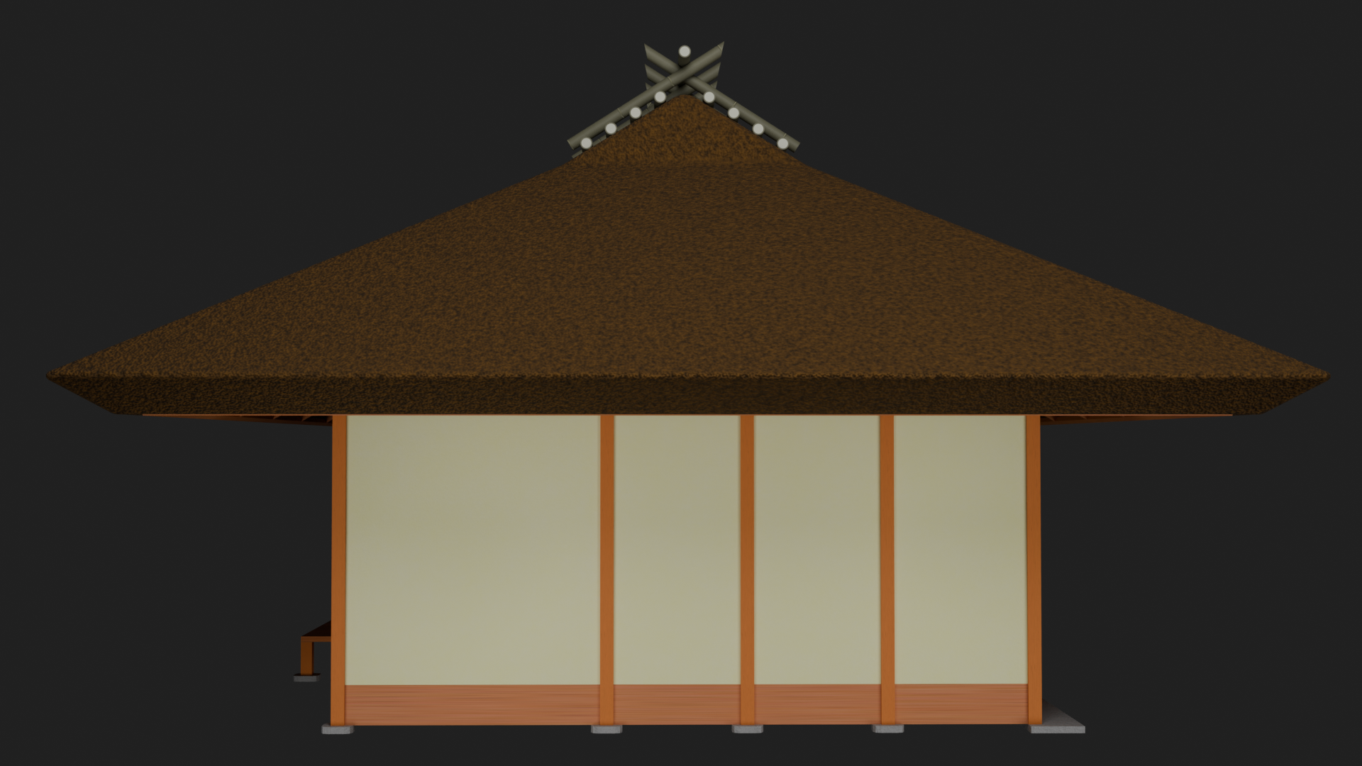 【3Dモデル】草庵 - MOFU - BOOTH