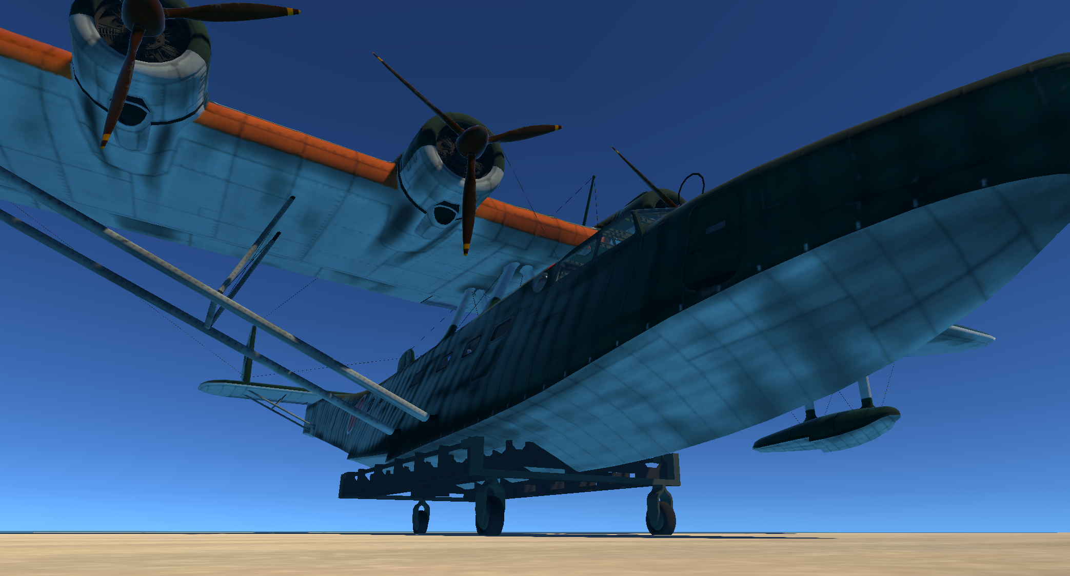 （saccs Flight設定済み）九七式飛行艇 H6k For Vrchat Silpheedの倉庫 Booth