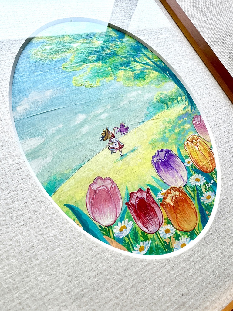 額装原画【うららか】 - アトリエNanami - BOOTH