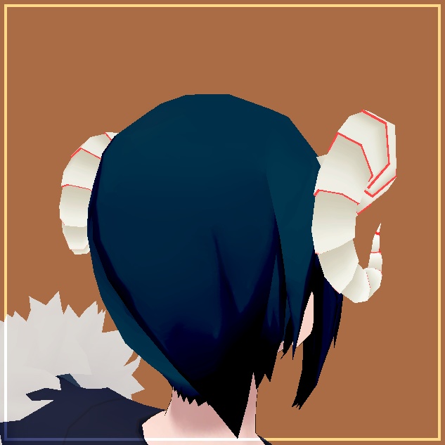 Ram horns [VRChat] - samtankerous - BOOTH