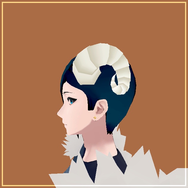 Ram horns [VRChat] - samtankerous - BOOTH