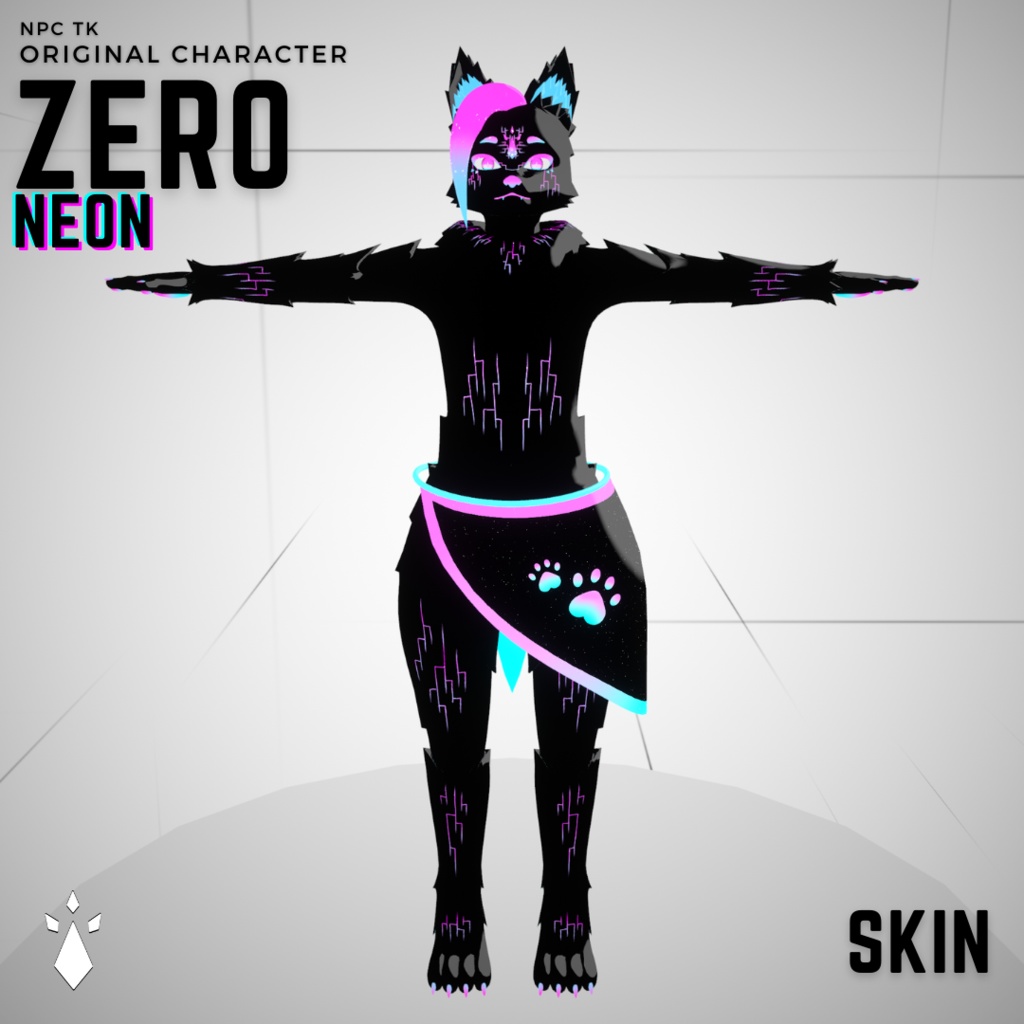 [Skin] Zero - Neon - - TK Metaverse - BOOTH